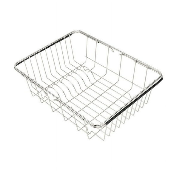 LMTODLFG Dish Drainer Rack in Sink Adjustable, 304 Stainless Steel ...