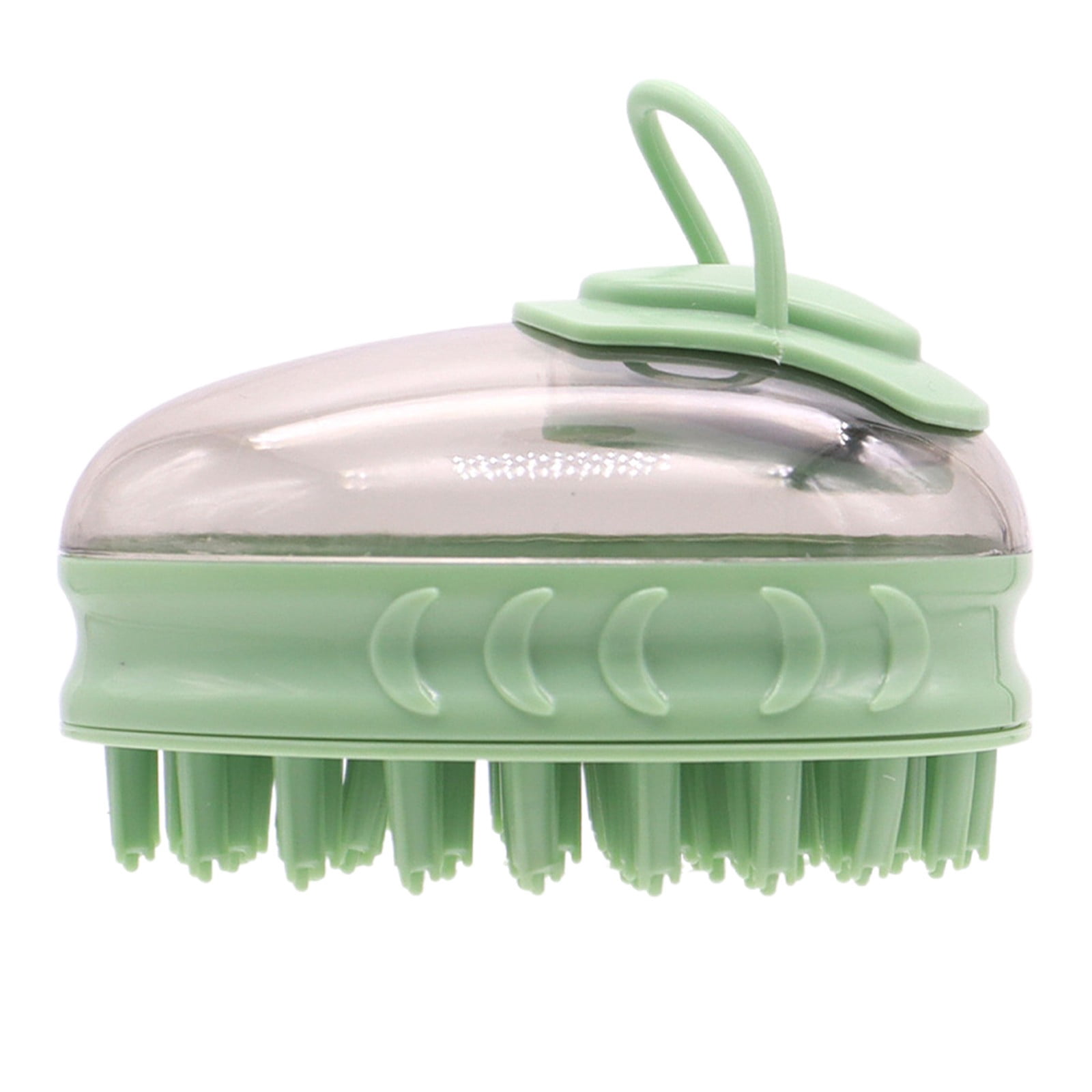 LMTODLFG Dog Cat Bath Brush Scrubber with Shampoo or Soap Dispenser ...