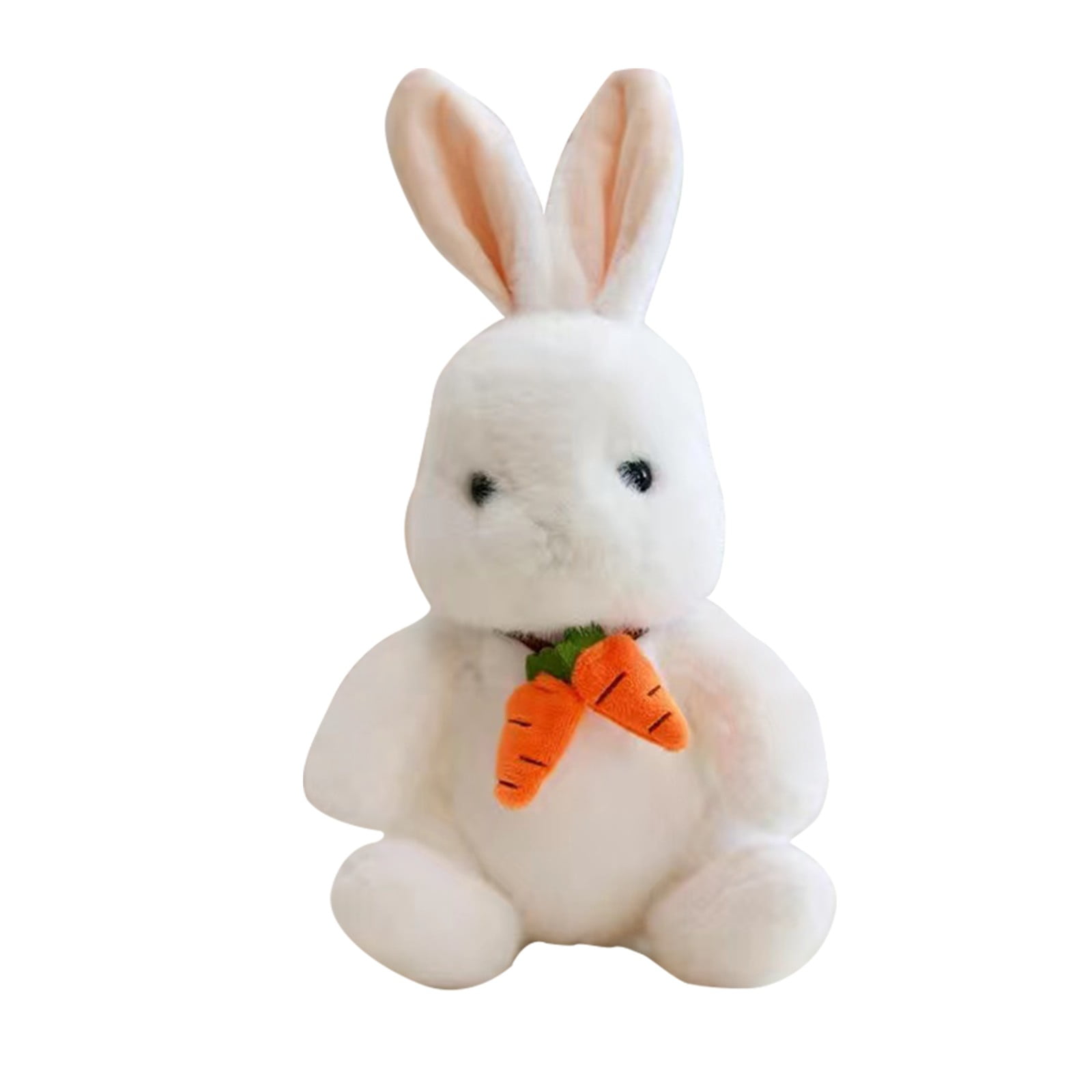 LMTODLFG Easter Bunny Plush Toy Stuffed Rabbit Toy Sitting Short Ear ...