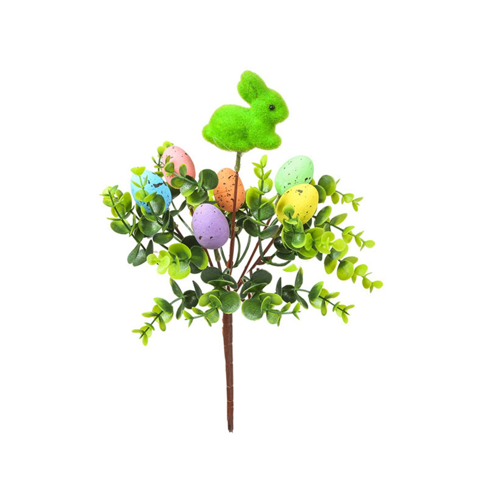LMTODLFG Easter Egg Stems Flowers Artificial Spring Flowers Floral ...