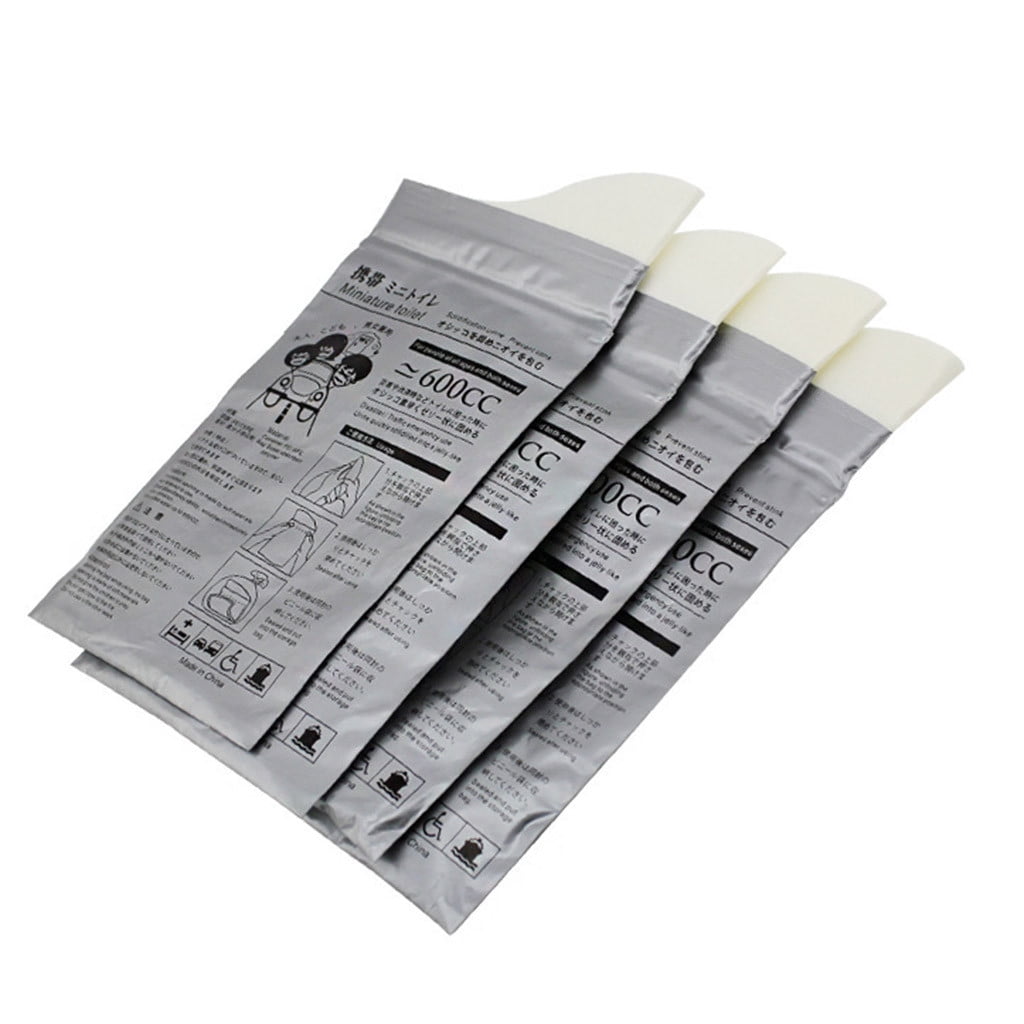 LMTODLFG Emergency Portable Urine Bag, 4 pcs Travel Urinal Bag ...