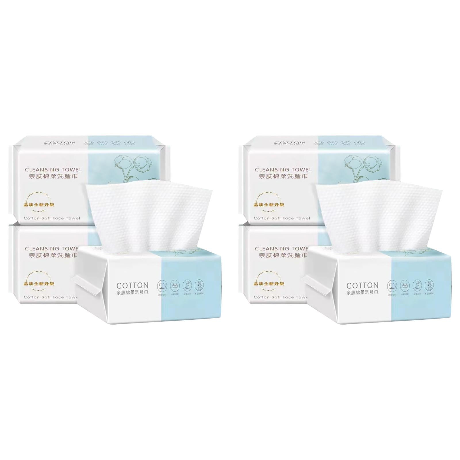 LMTODLFG Face Clean Towels, 100 Pieces Per Pack Ultra Thick Disposable ...