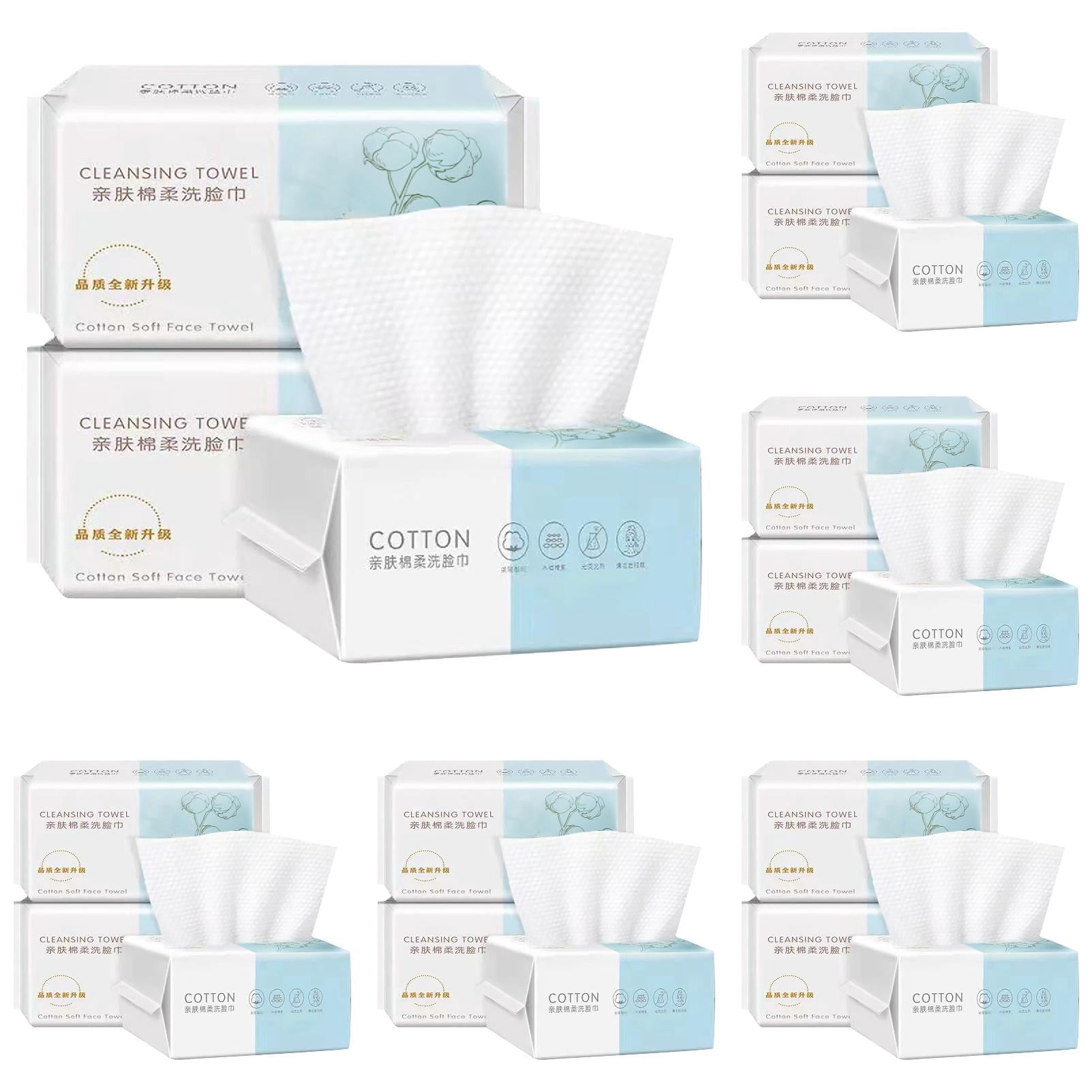 LMTODLFG Face Clean Towels, 100 Pieces Per Pack Ultra Thick Disposable ...
