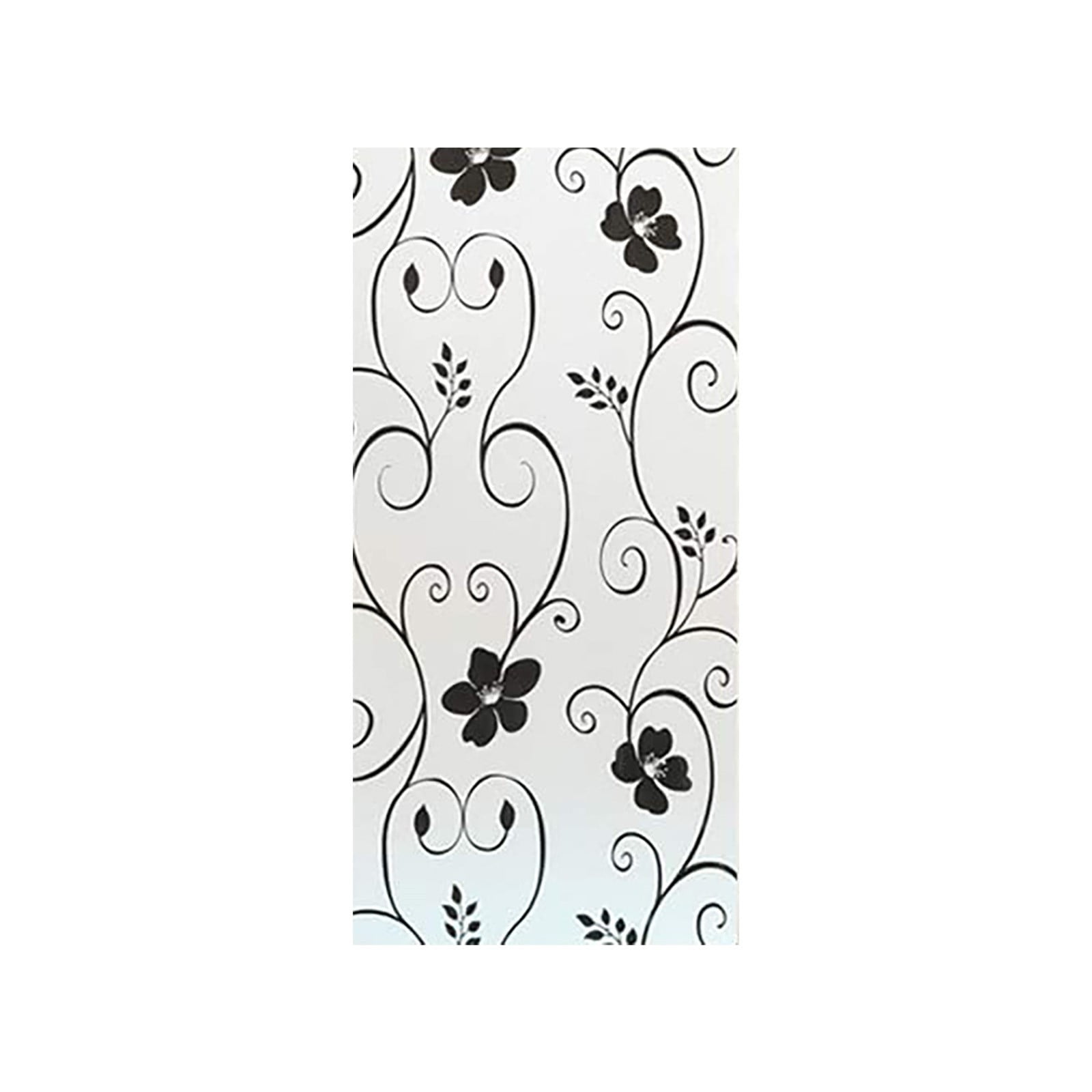 LMTODLFG Film Window Glass Film Flower Stickers Static Cling Window ...