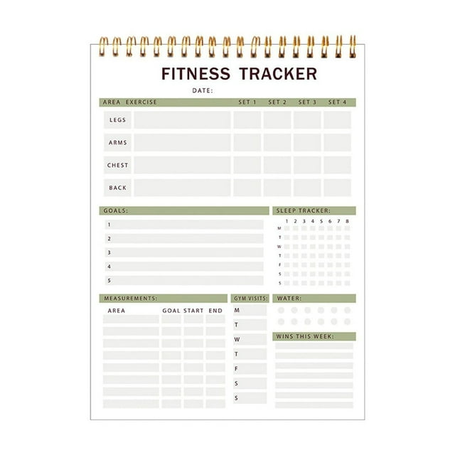 LMTODLFG Fitness Journal Workout Log Book for Men & Women Spiral Bound ...