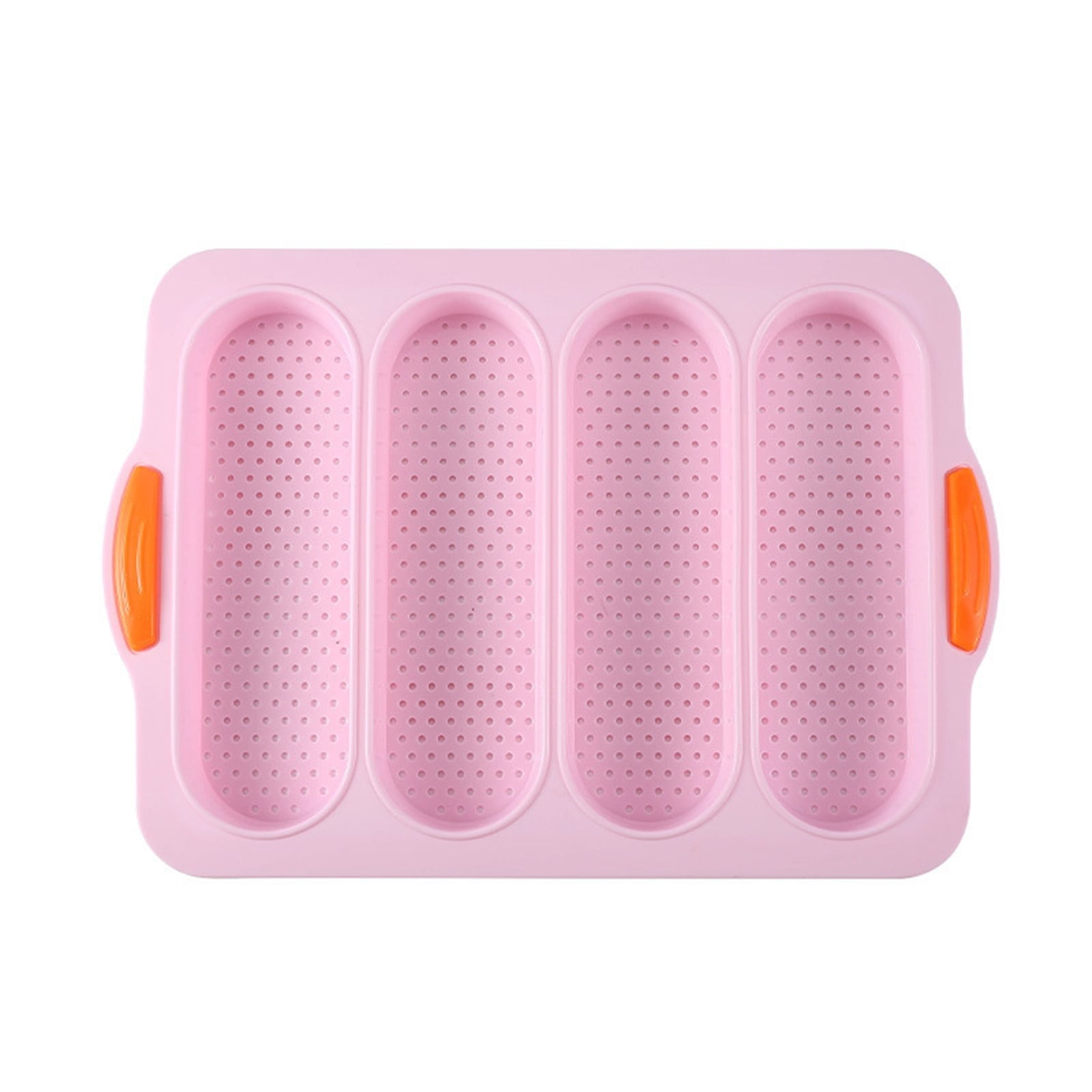 LMTODLFG French Bread Hoagie Sub Roll Baking Pans 4-slot, Non Stick ...