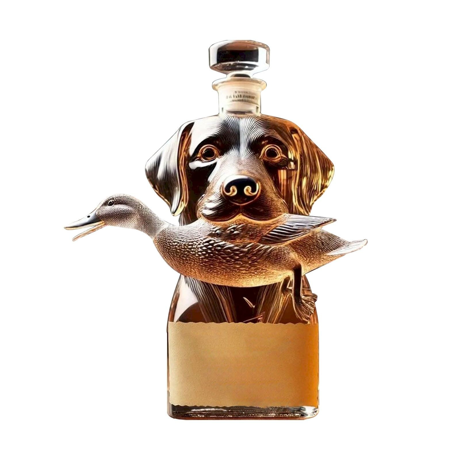 LMTODLFG Hunting Dog Animal Wine & Whiskey Decanter - Beautiful Profile ...