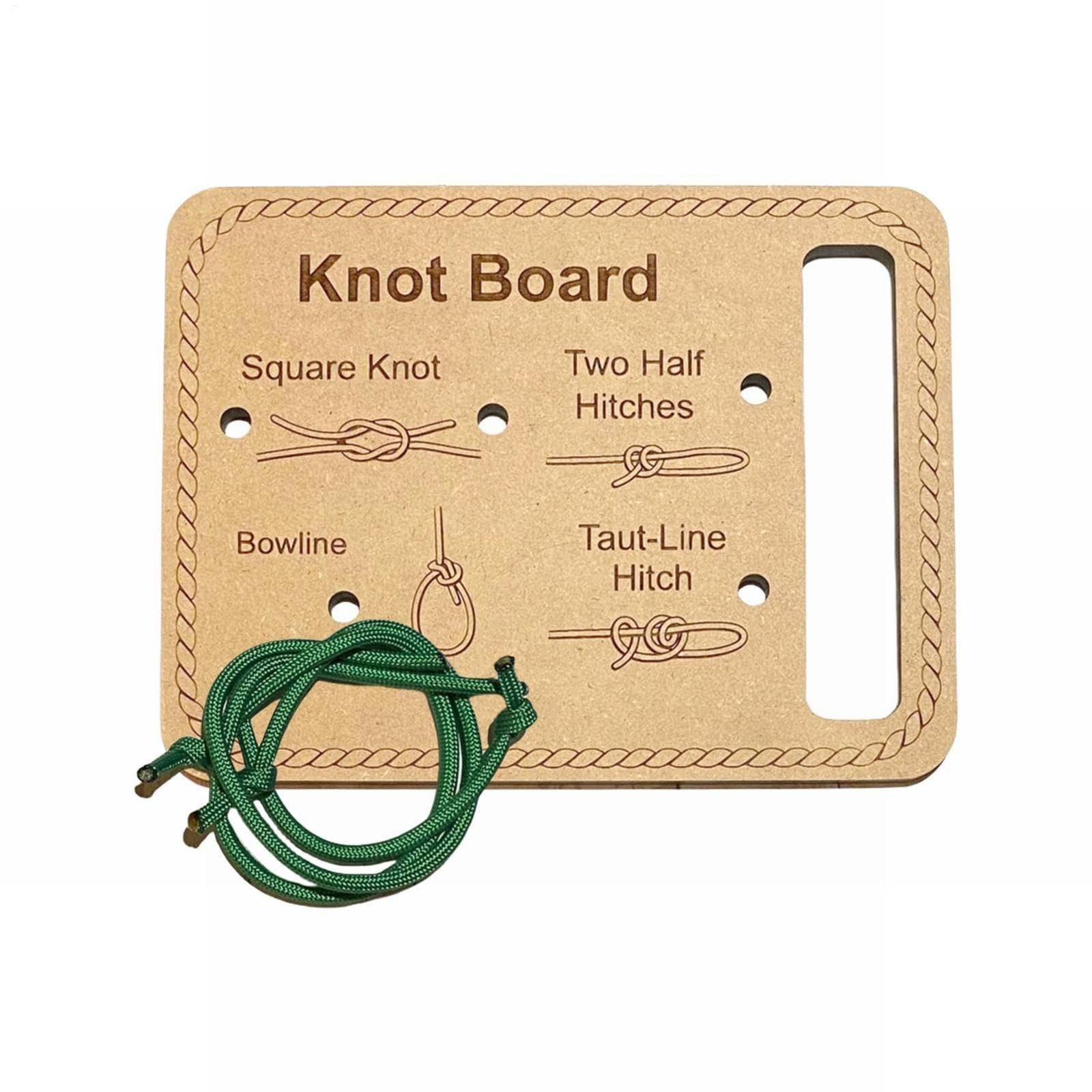 LMTODLFG Knot Training Board Wooden Craft Tool for Handicraft ...