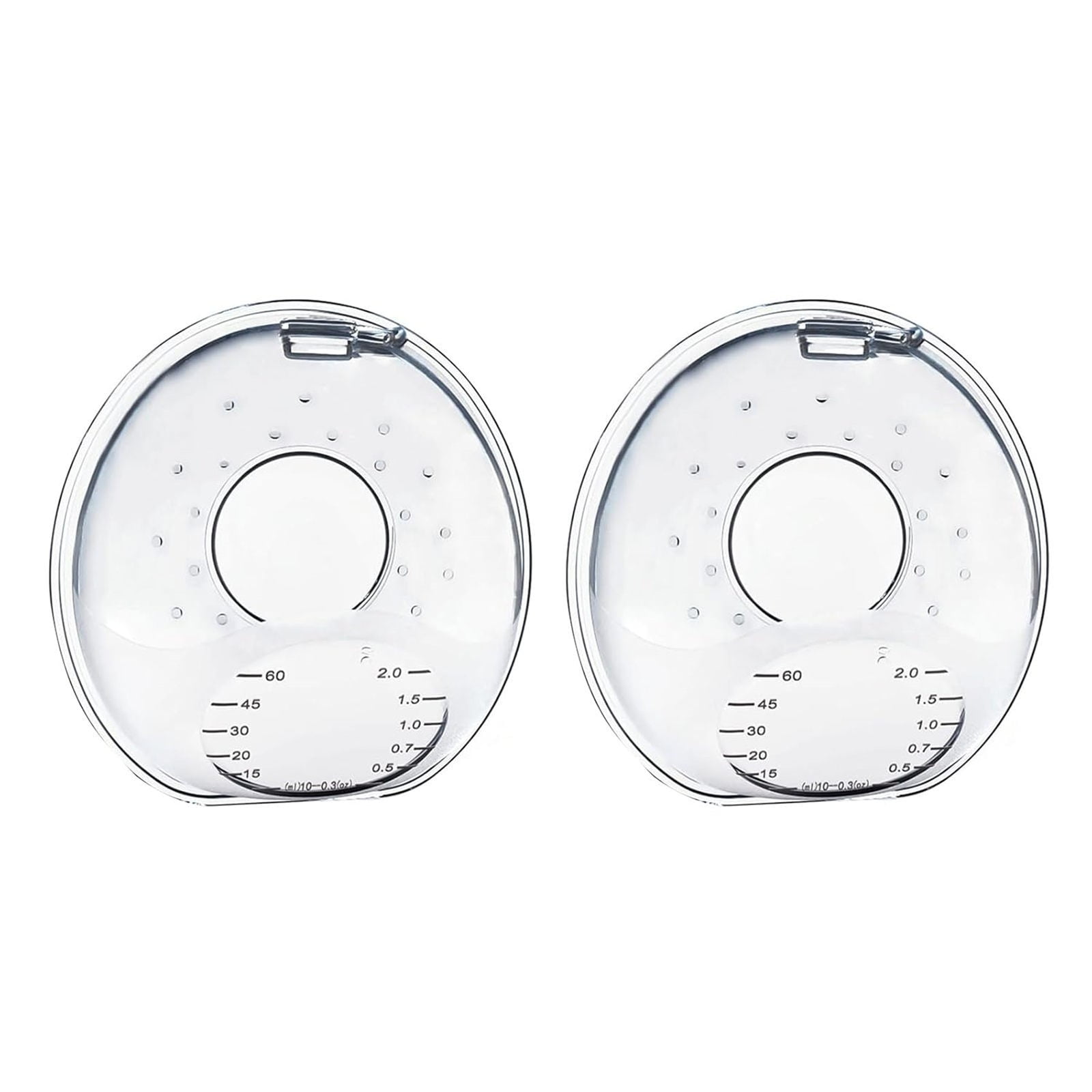 LMTODLFG Milk Collectors for Breastfeeding,2 Pack Silicone Milk Catcher ...