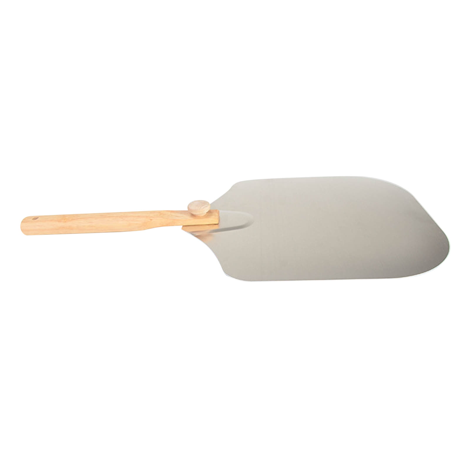 LMTODLFG Pizza Peel 12 Inch, Aluminum Pizza Paddle with Foldable Wooden ...