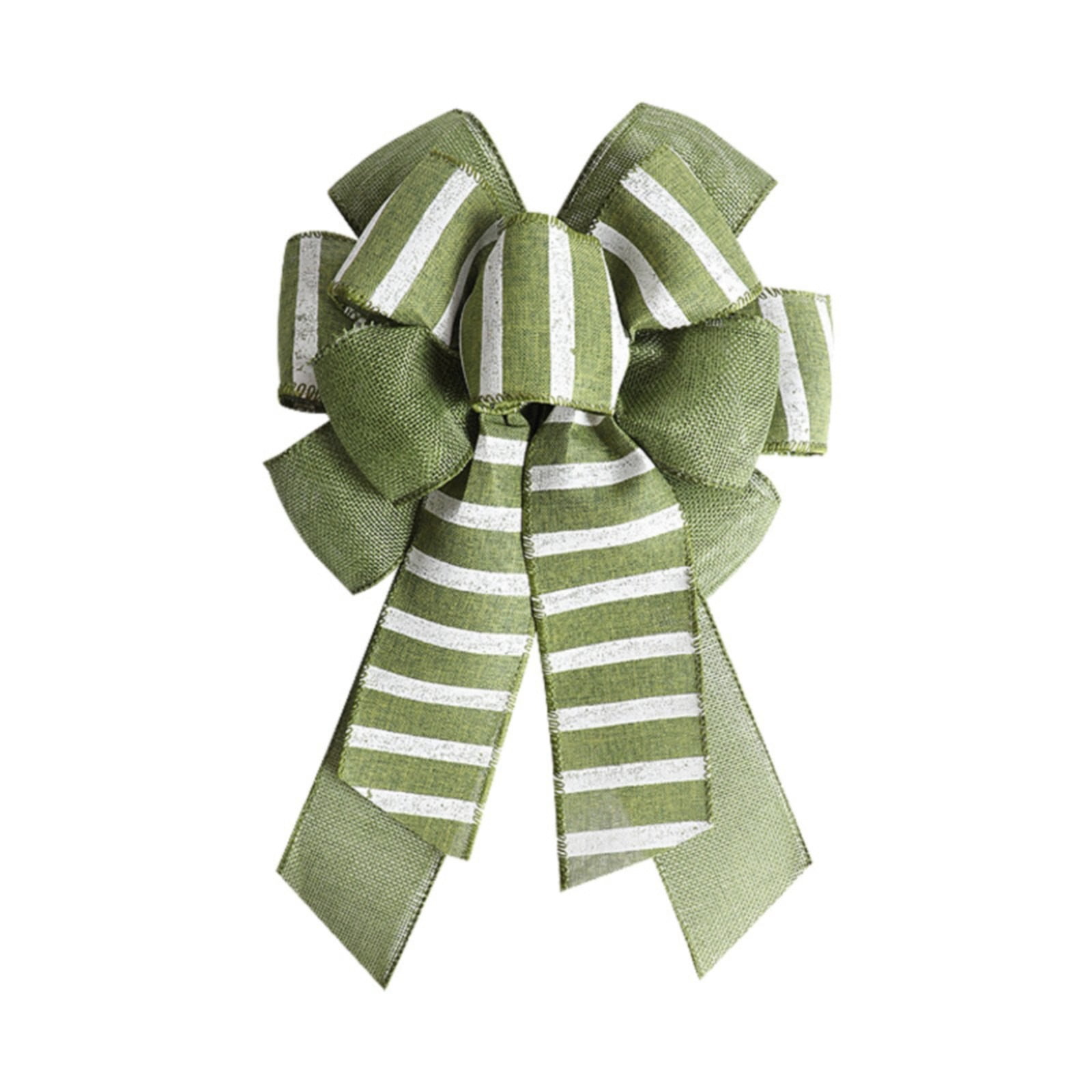LMTODLFG Spring Wreath Bow Large Burlap Yellow Wreath Bow Tree Topper ...