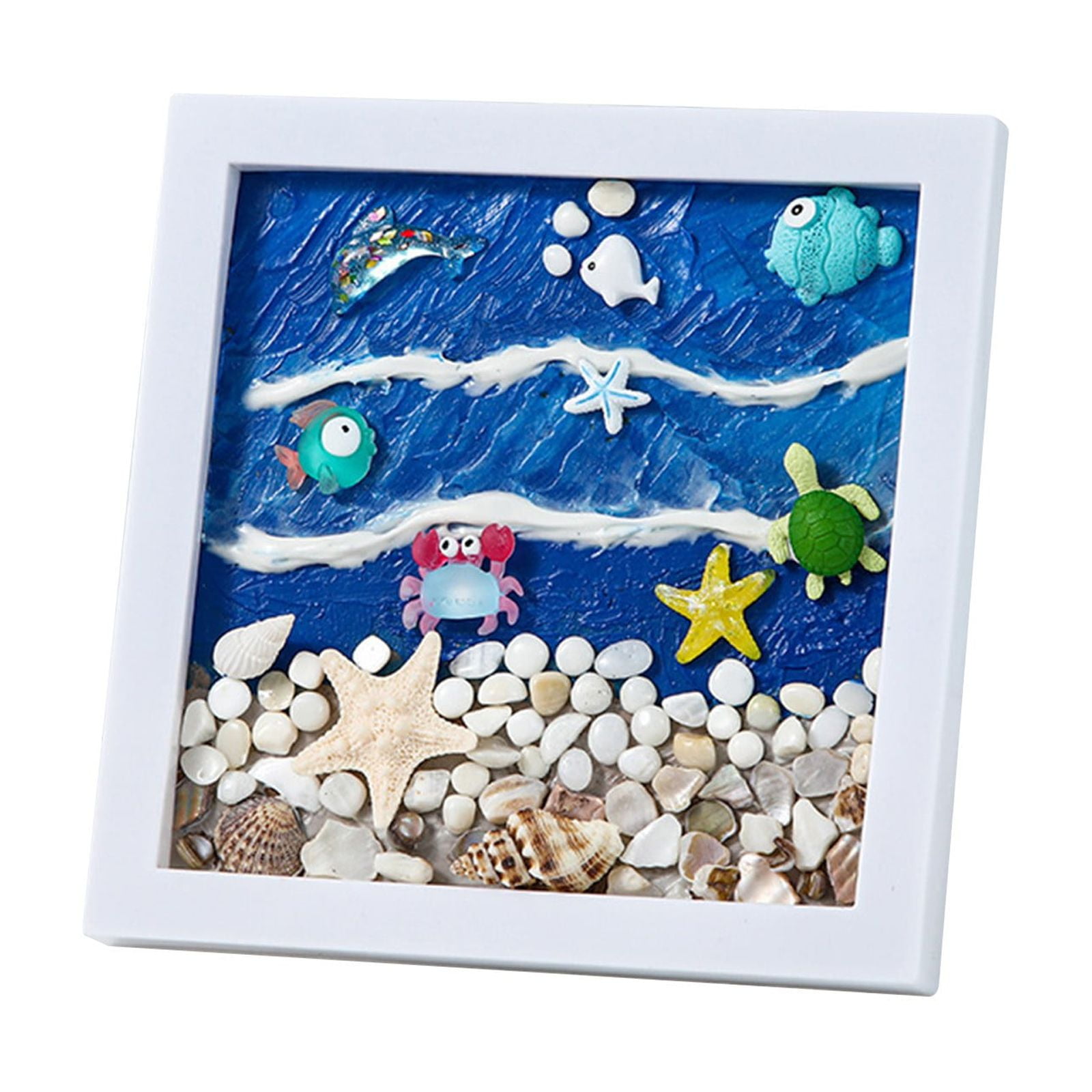 LMTODLFG Under the Sea Picture Frames Craft Kit DIY Photo Frame Crafts ...
