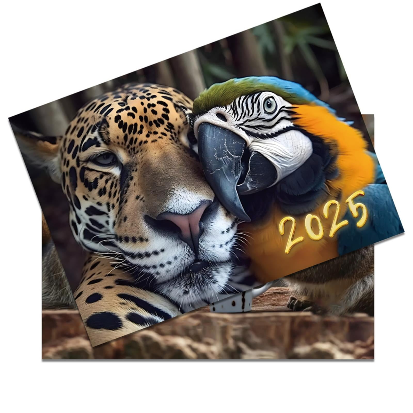 LMTODLFG Wildlife Wall Calendar 2025 11.16" x 8.23" Plastic Free ...