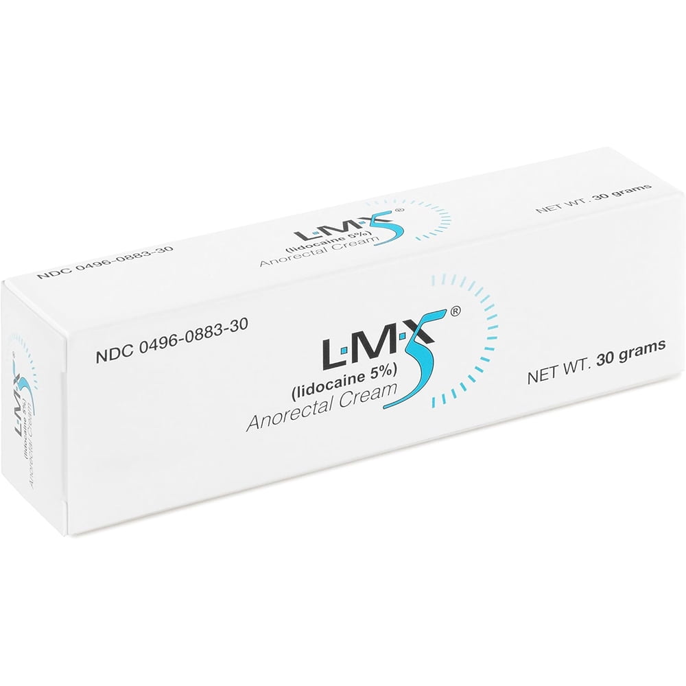 LMX 5% Anorectal Cream 30 g - Walmart Business Supplies
