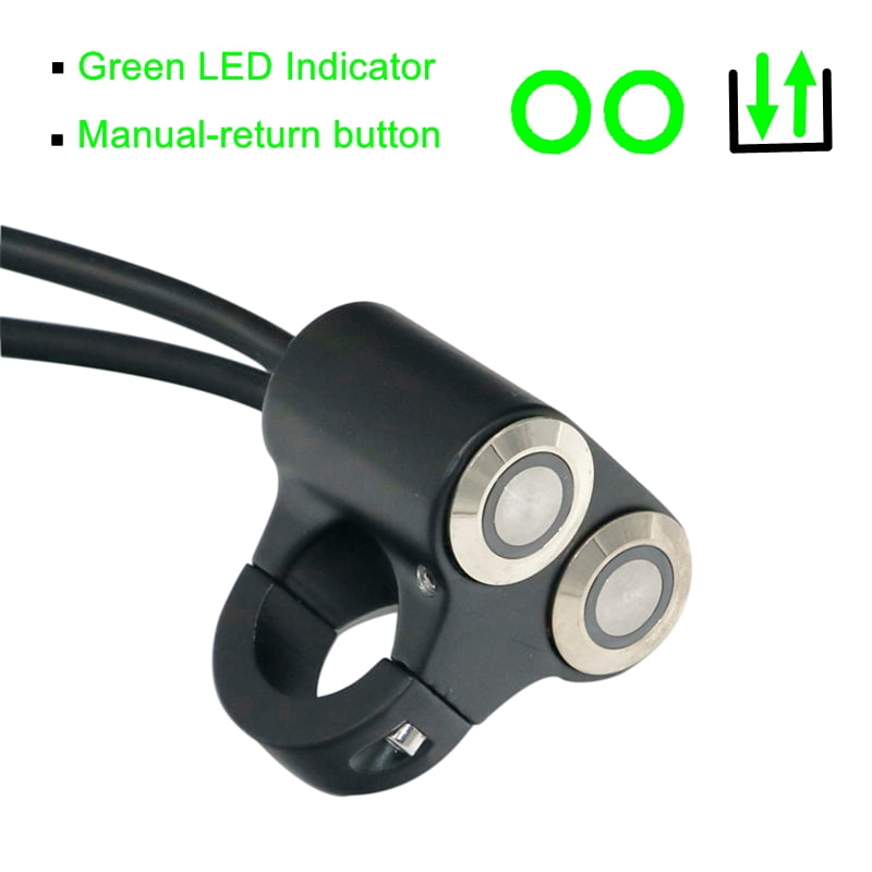 LMoDri 22mm Handlebar Motorcycle Switches ATV Scooter Headlight Hazard ...