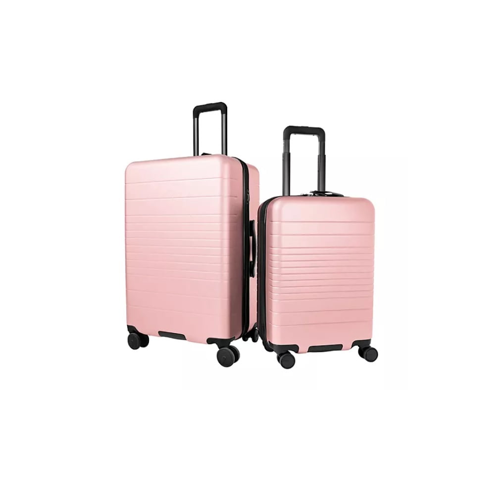 LN-190059 2-Piece Hardside Luggage Set - Pink - Walmart.com