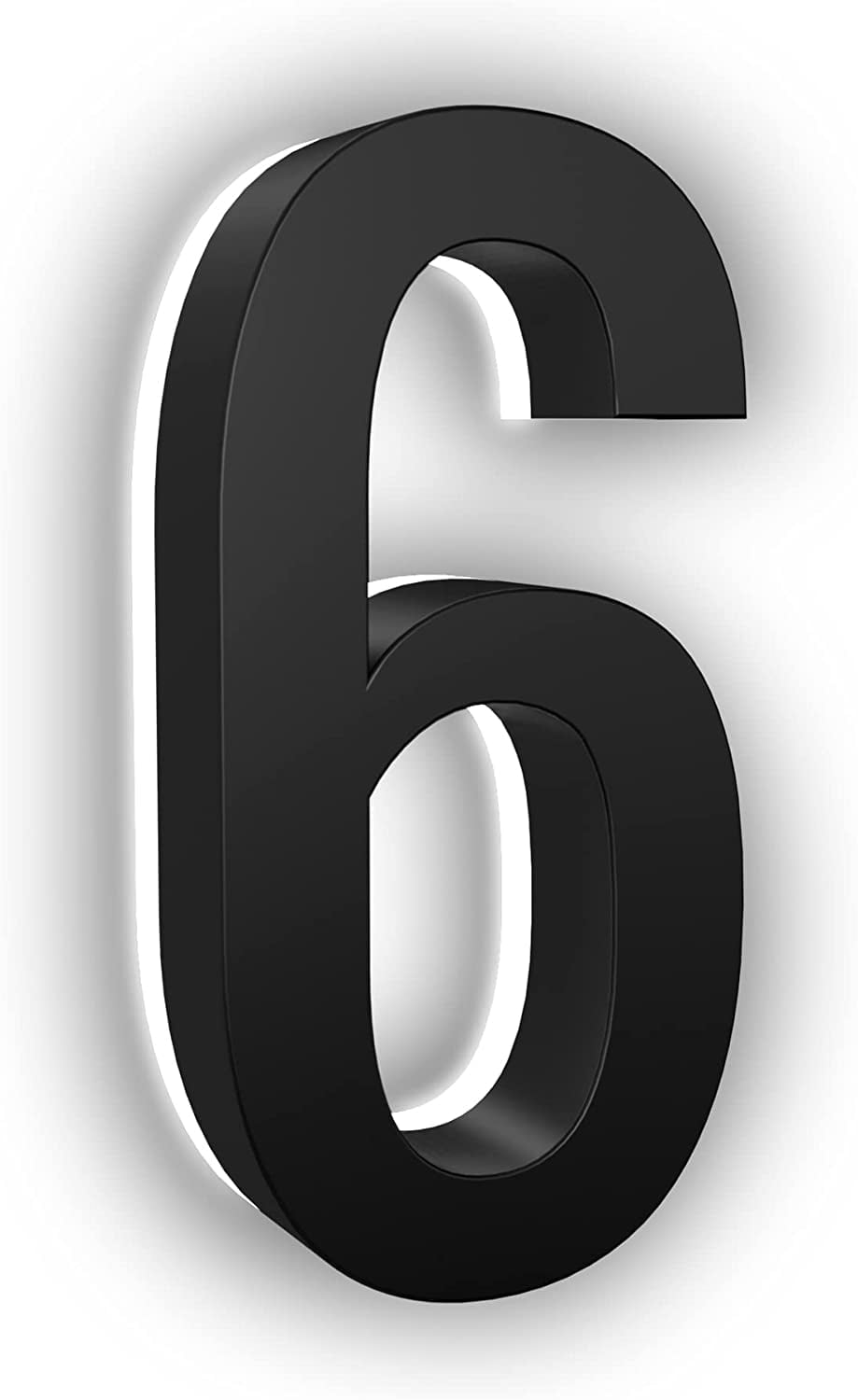 7 Inch LED House Numbers, ABS-Polymer, Warm 2700K Backlit, Large ...