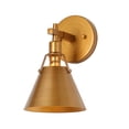 LNC Modern Gold Wallsconce with Metal , 1-Light Adjustable Fixture for ...