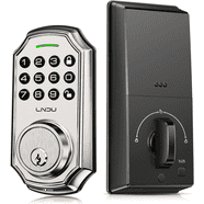 DESLOC C100-W Smart Door Lock with Display,Keyless Entry Door Lock ...