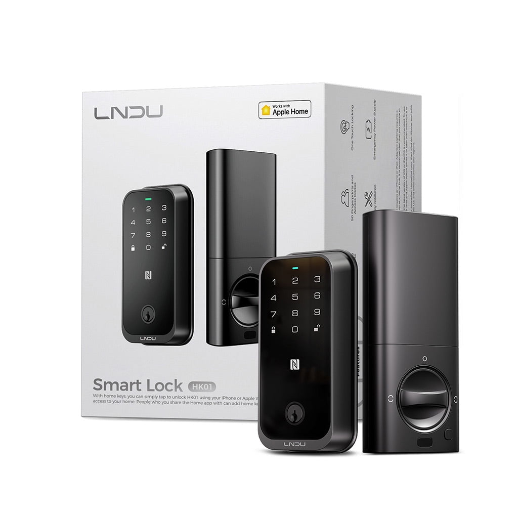 LNDU Smart Lock HK01 Keyless Entry Fingerprint Deadbolt Support Apple ...