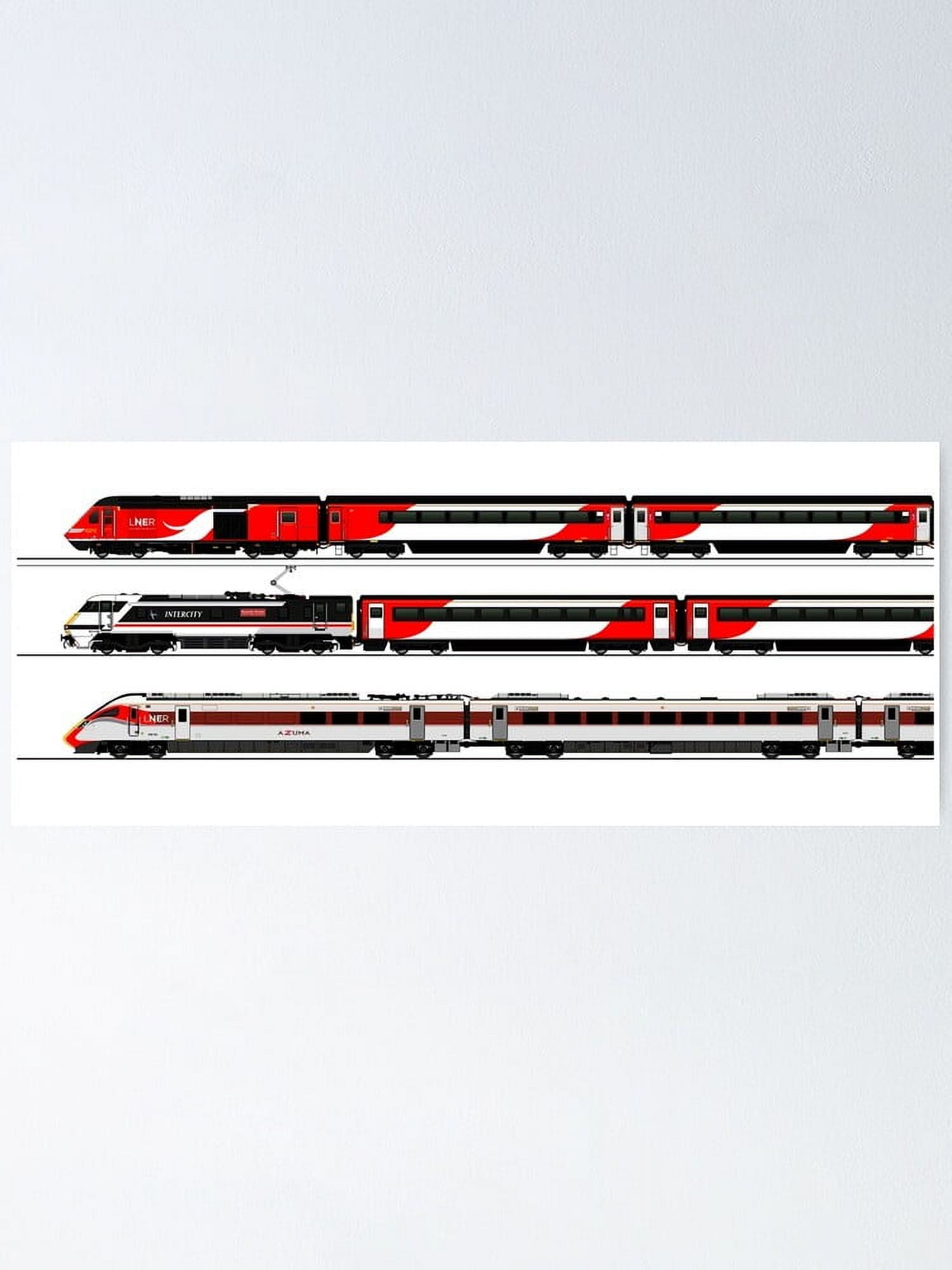 LNER LOCOMOTIVES Modern Art Decor Unframe - Walmart.com