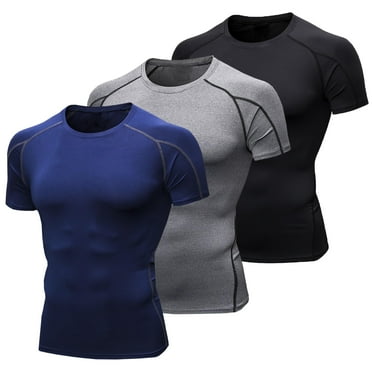 NELEUS Men's Compression Shirt Athletic Tight Tops Base Layer Short ...