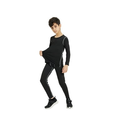 Boys' Youth Compression Shirts Long Sleeve Undershirts Performance ...