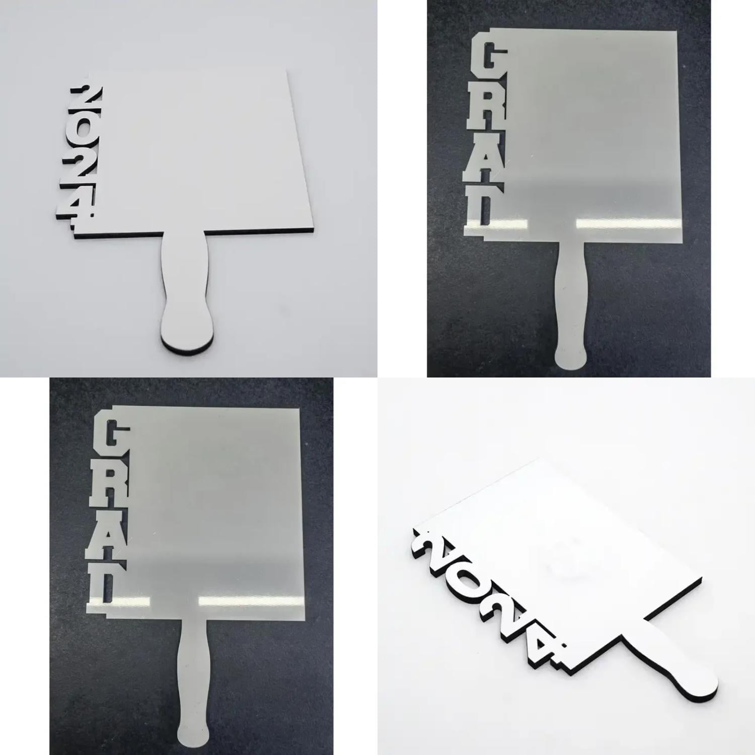 LNGHEJZ 10Pcs/Lot 170x100x5mm Sublimation Blanks Grad Fans 2024 Fans ...