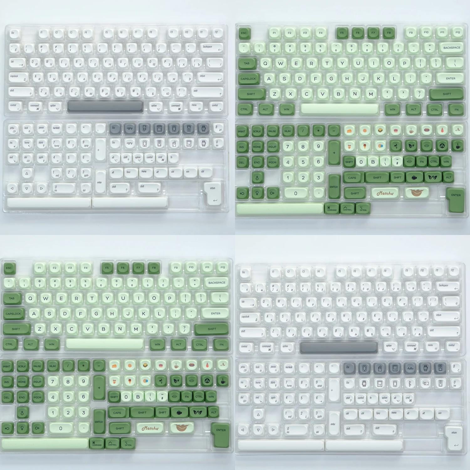 LNGHEJZ 138 Keys Japanese Russian Korean KOA Profile PBT Keycap Style ...