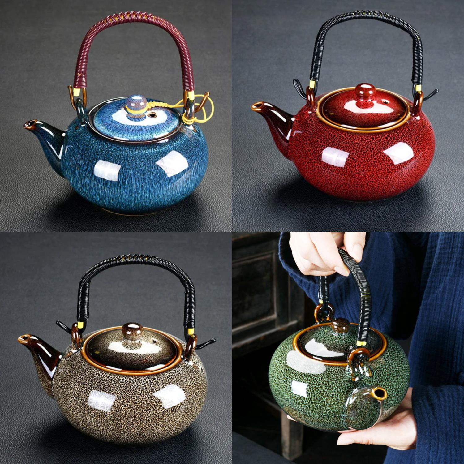LNGHEJZ 700ml Elegant and Beautiful Ceramic Tea Set with Large Capacity ...