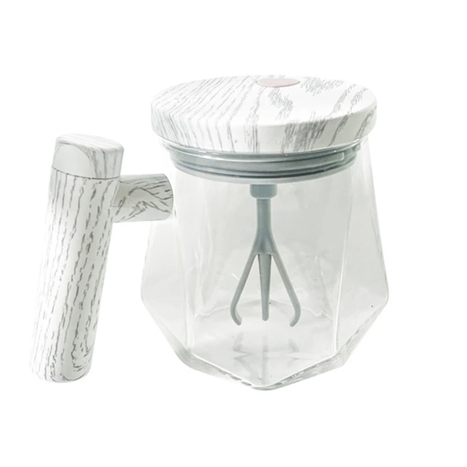 LNGHEJZ Automatic Stirring 400ML Glass Coffee Cup - Lazy Fast Mixing ...