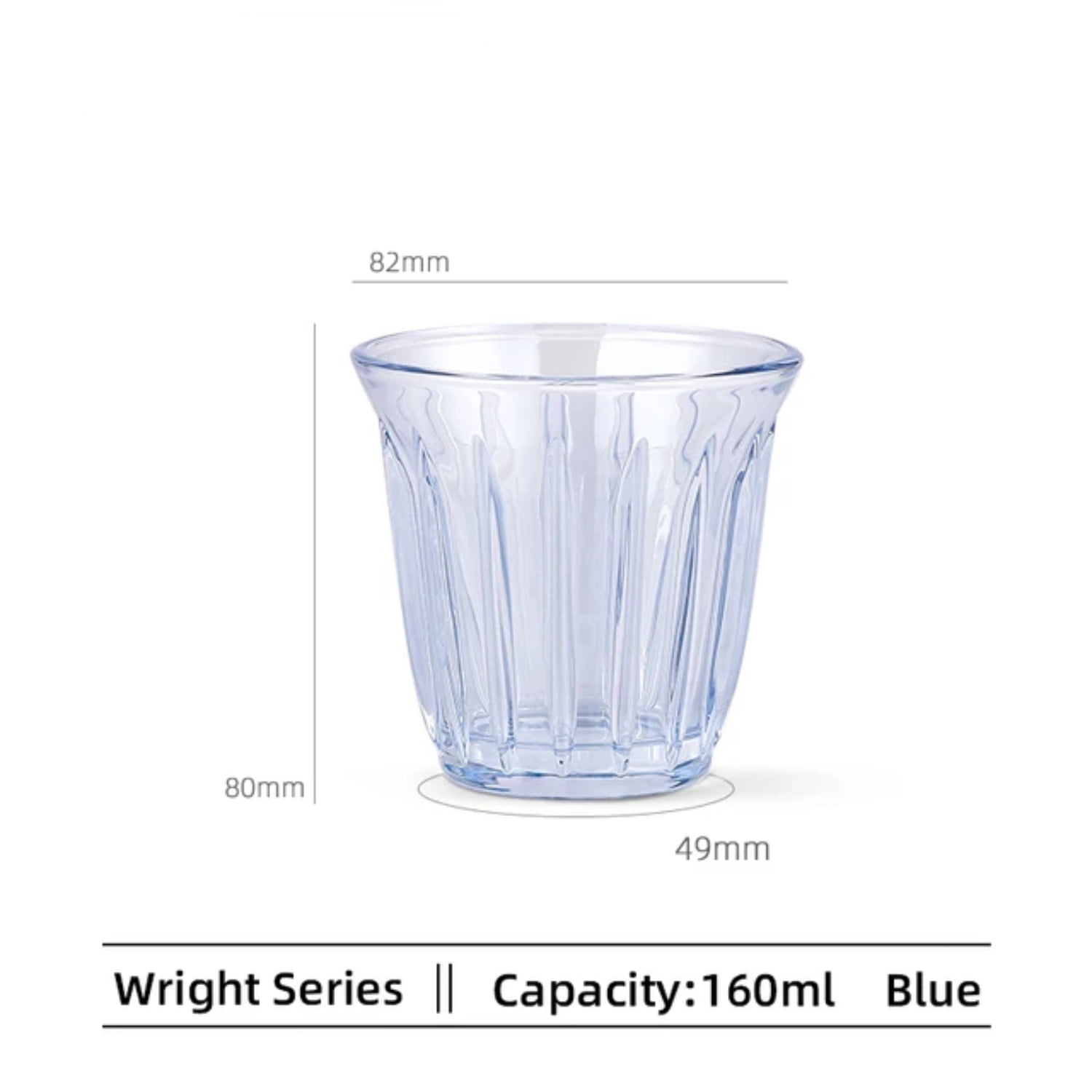 LNGHEJZ Chic 160ml Glass Coffee Cup - Artisan Wine Glasses for Office ...