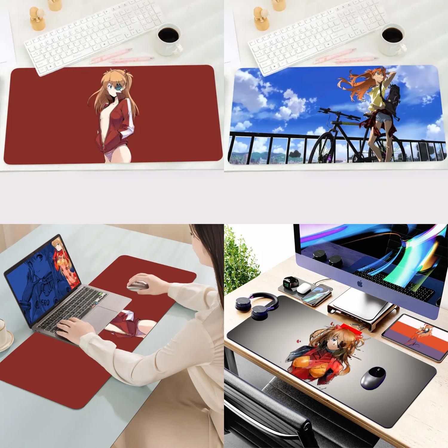 LNGHEJZ Cute Asuka Fashion Mouse Pad Large Anime Desk Mat Luxury ...