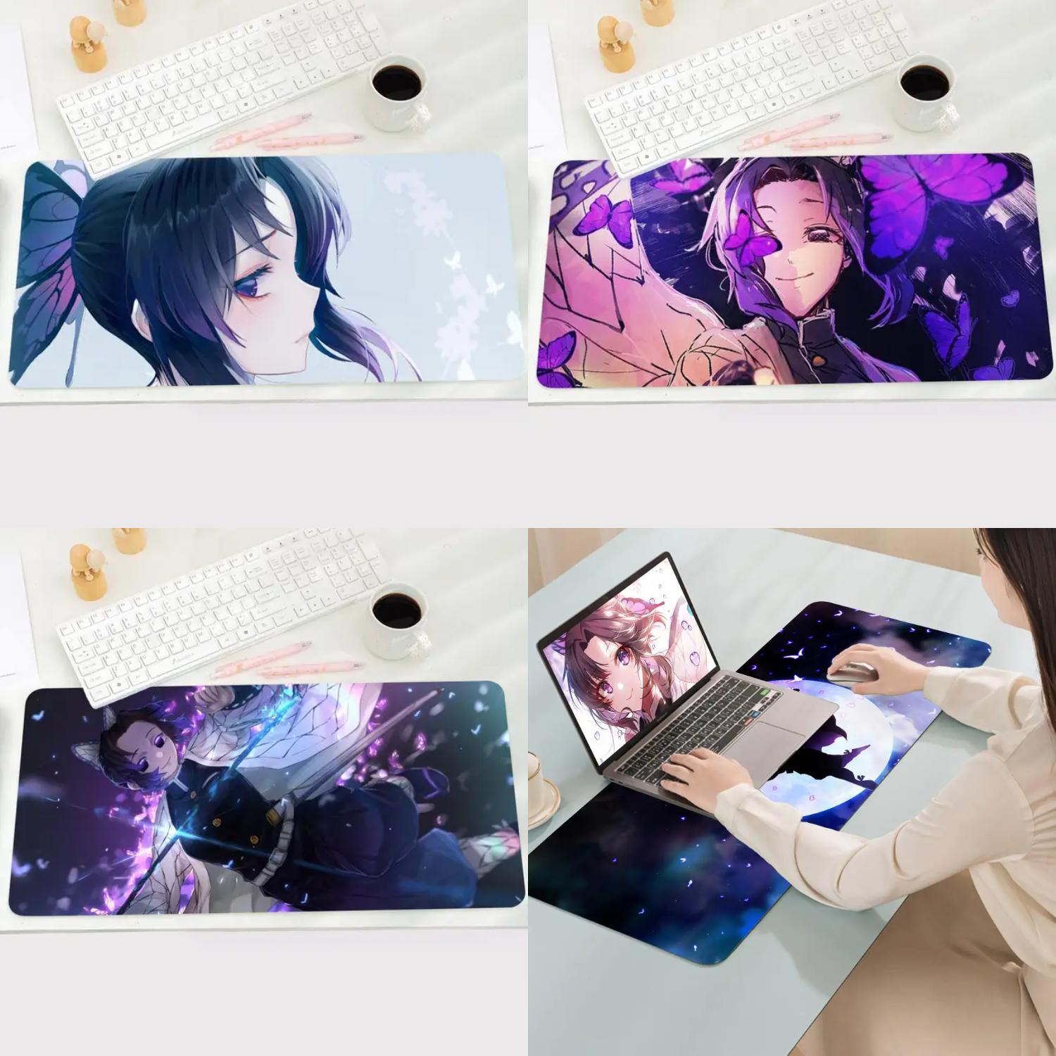 LNGHEJZ Demon Slayer Shinobu Fashion Mouse Pad Large Anime Desk Mat ...