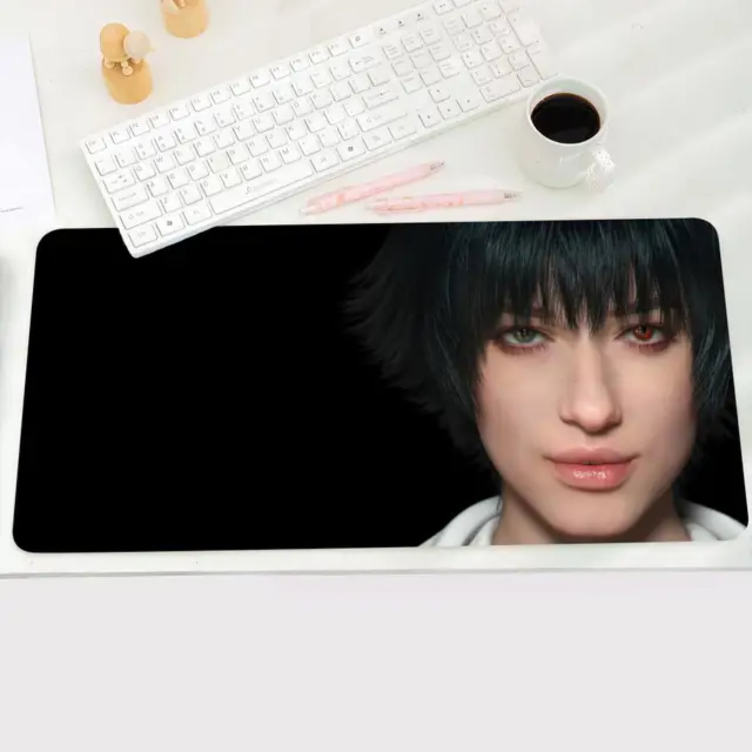 LNGHEJZ Devil May Cry Fashion Big Mouse Pad Large Anime Desk Mat Luxury ...