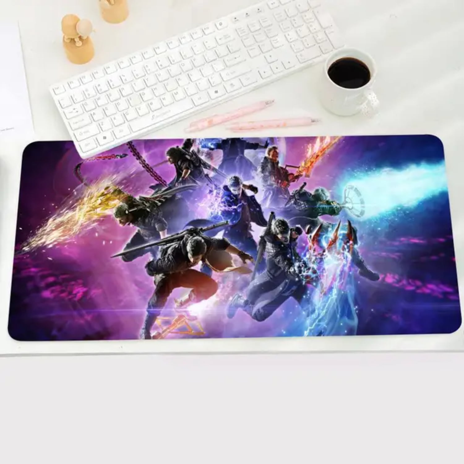 LNGHEJZ Devil May Cry Fashion Big Mouse Pad Large Anime Desk Mat Luxury ...