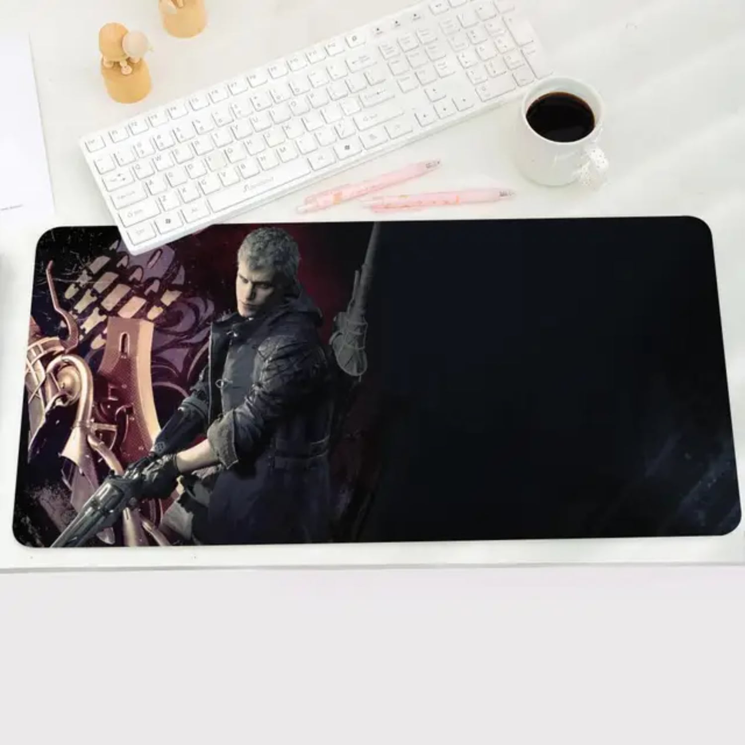 LNGHEJZ Devil May Cry Fashion Big Mouse Pad Large Anime Desk Mat Luxury ...