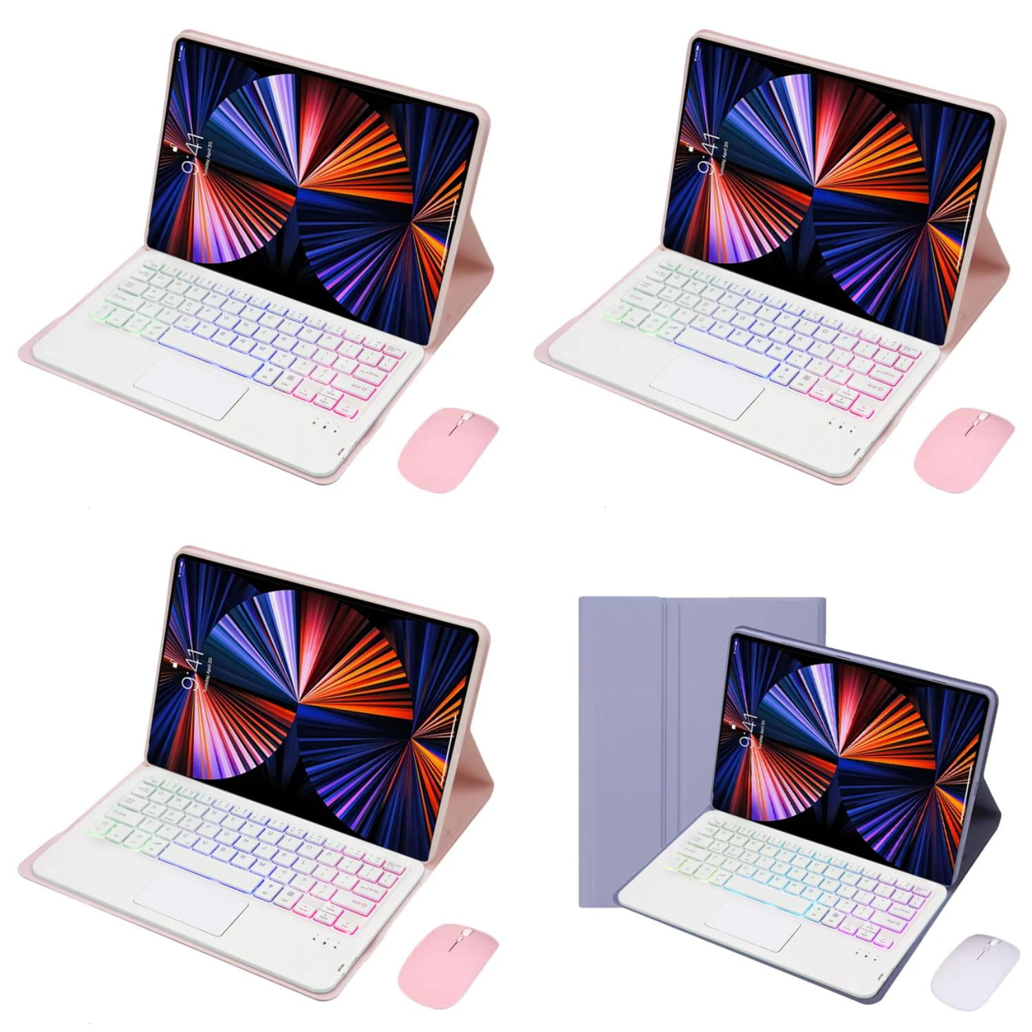 LNGHEJZ Enhanced Wireless Backlit Keyboard Cover for Case Tab M10 FHD ...