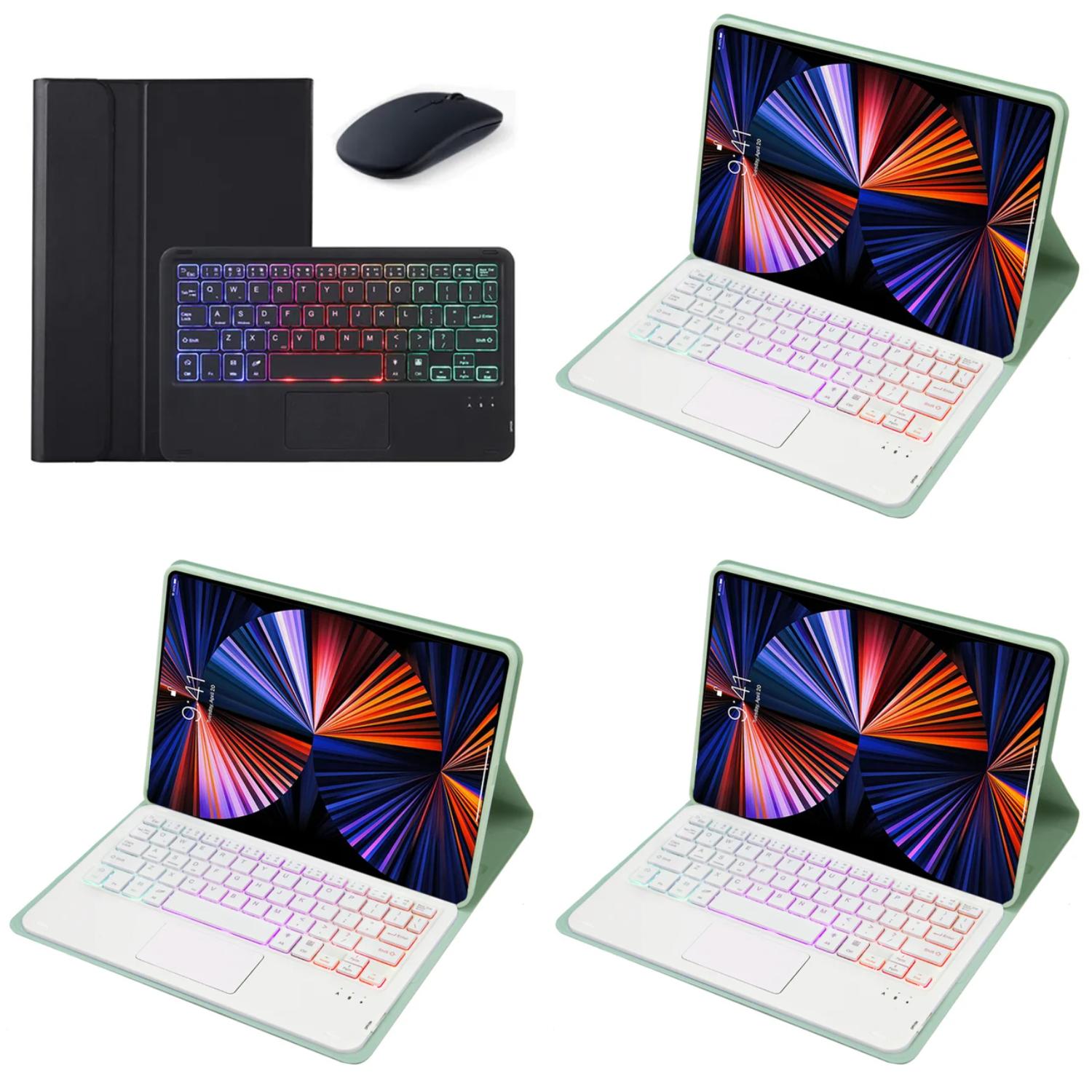 LNGHEJZ Enhanced Wireless Backlit Keyboard Cover for Case Tab M10 FHD ...