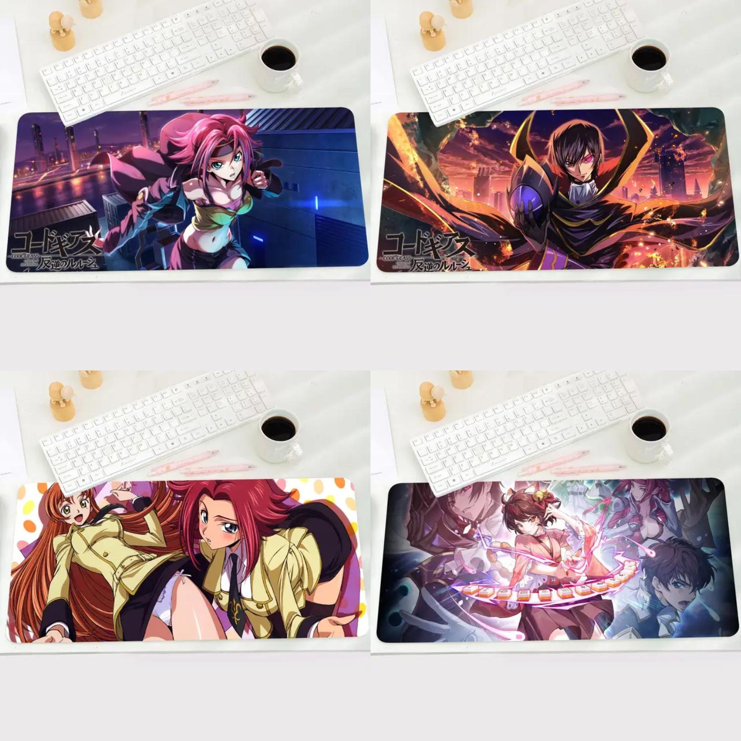 LNGHEJZ Fashion Code Geass Big Mouse Pad Large Anime Desk Mat Luxury ...