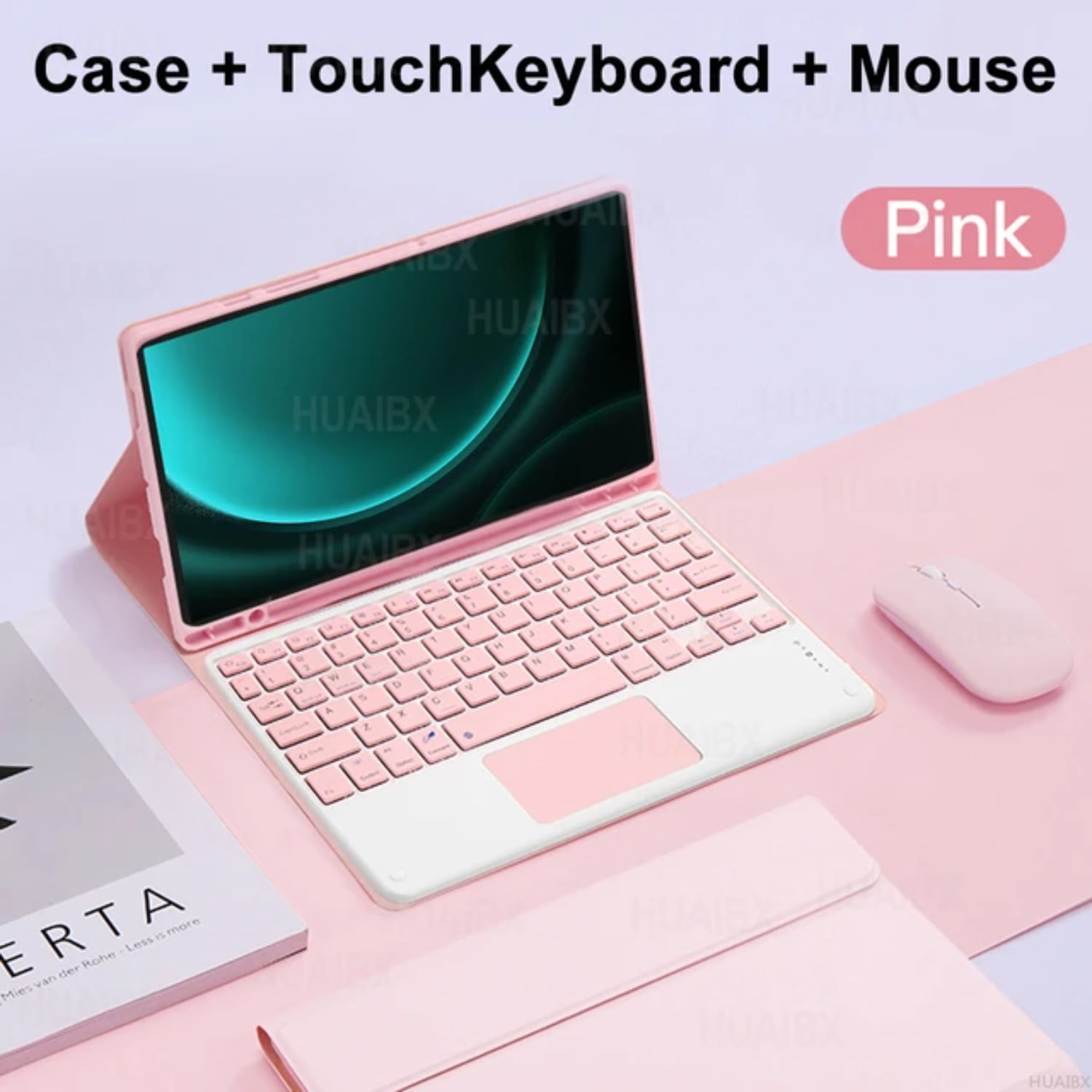 LNGHEJZ For Tab S9 FE 10.9 Inch Case Detachable Keyboard Cover for Tab ...