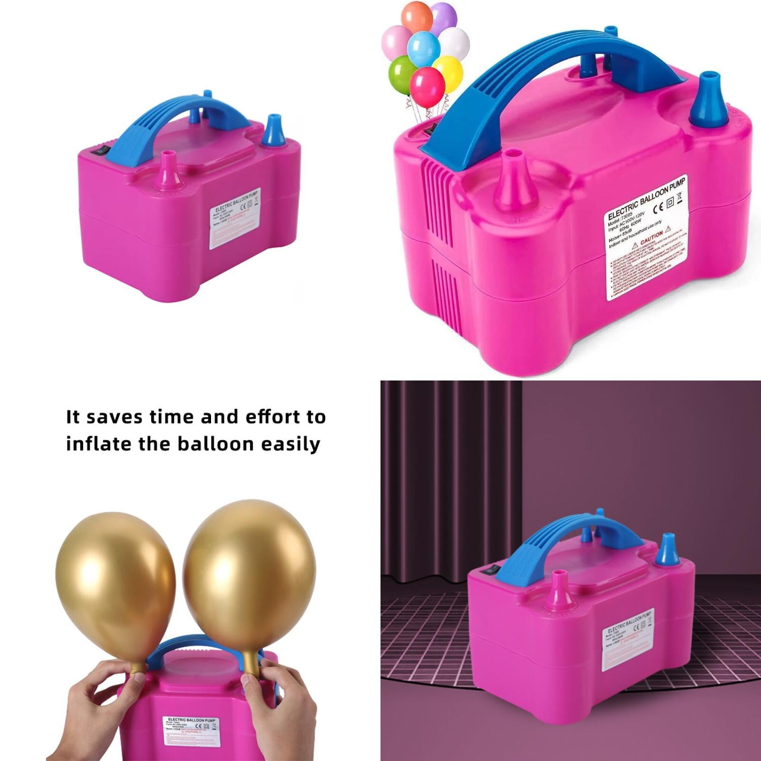 LNGHEJZ High Voltage Portable Double Hole AC Inflatable Balloon EU Plug ...