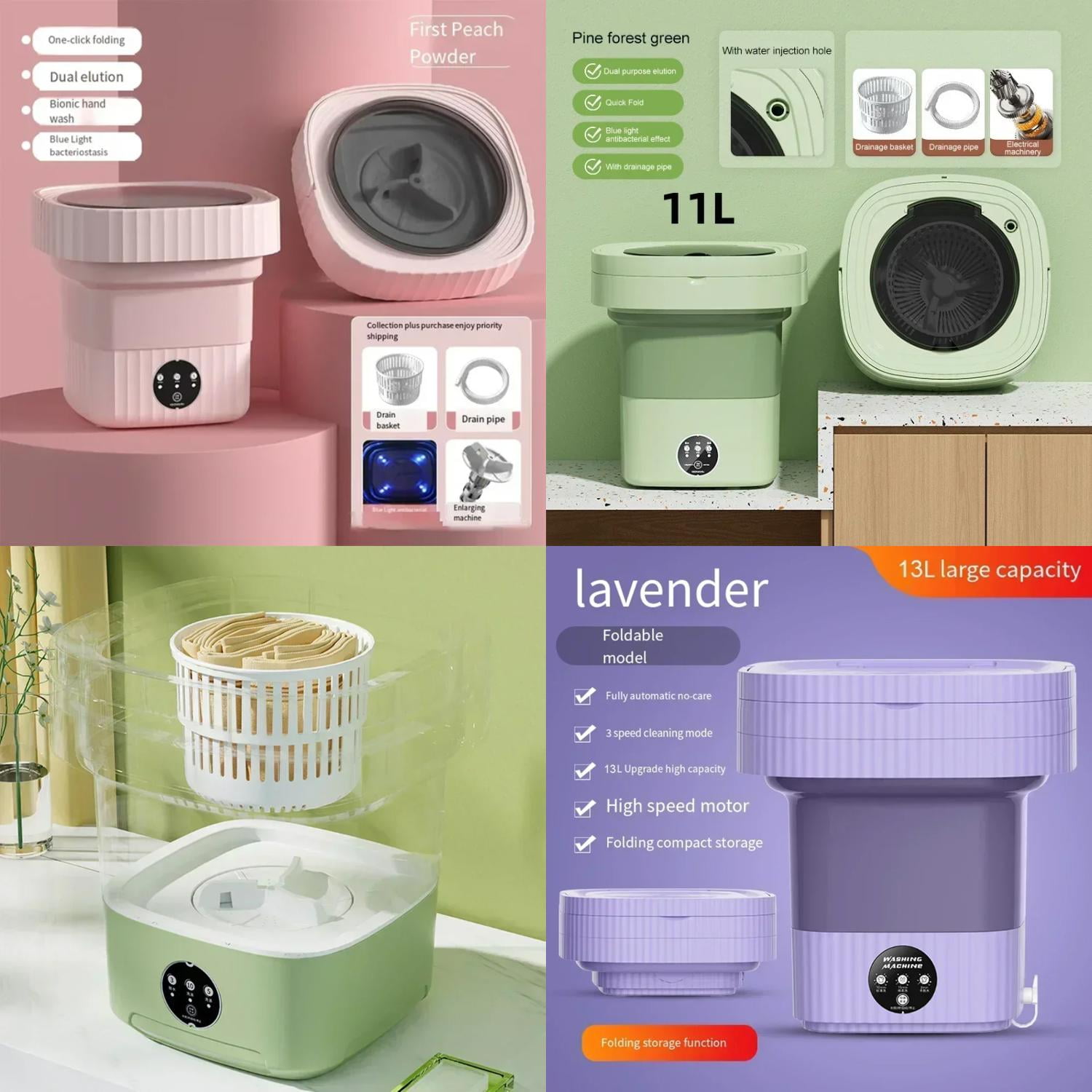 LNGHEJZ Ideal for clothes washing and bucket washing this portable mini ...