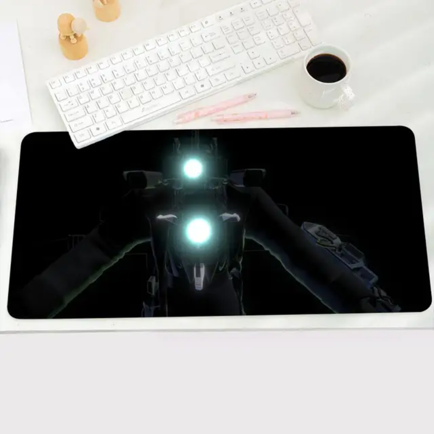 LNGHEJZ Skibidi Toilet TV Camera Cool Mouse Pad Large Anime Desk Mat ...