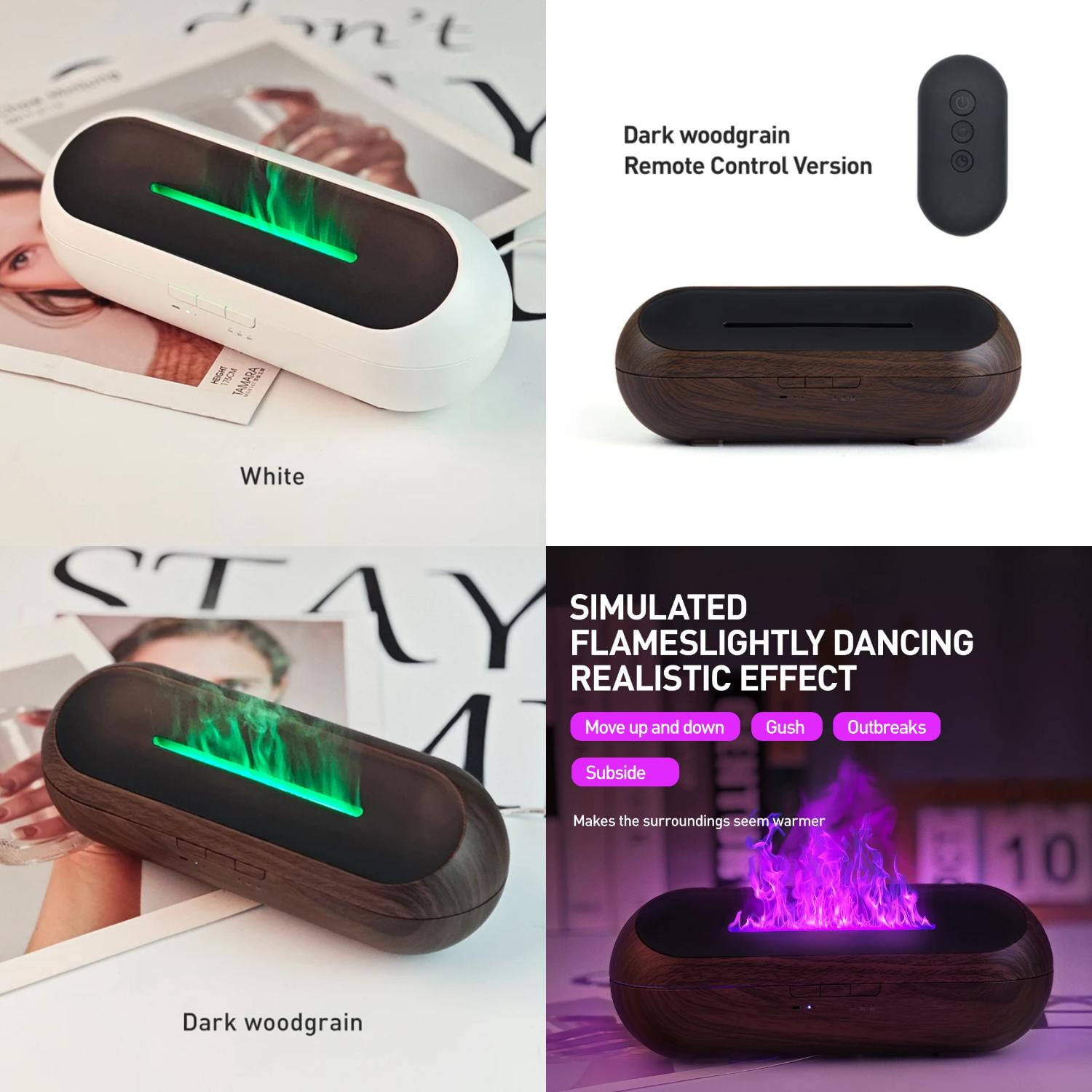 LNGHEJZ USB Tabletop Aromatherapy Machine with Remote Control ...