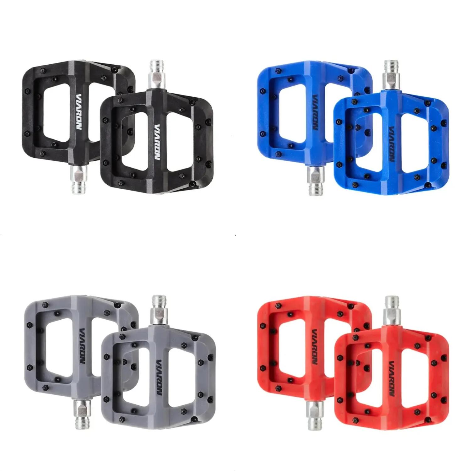 LNGHEJZ VIARON Bike Pedals Nylon Ultralight Double Bearings Pedals MTB ...