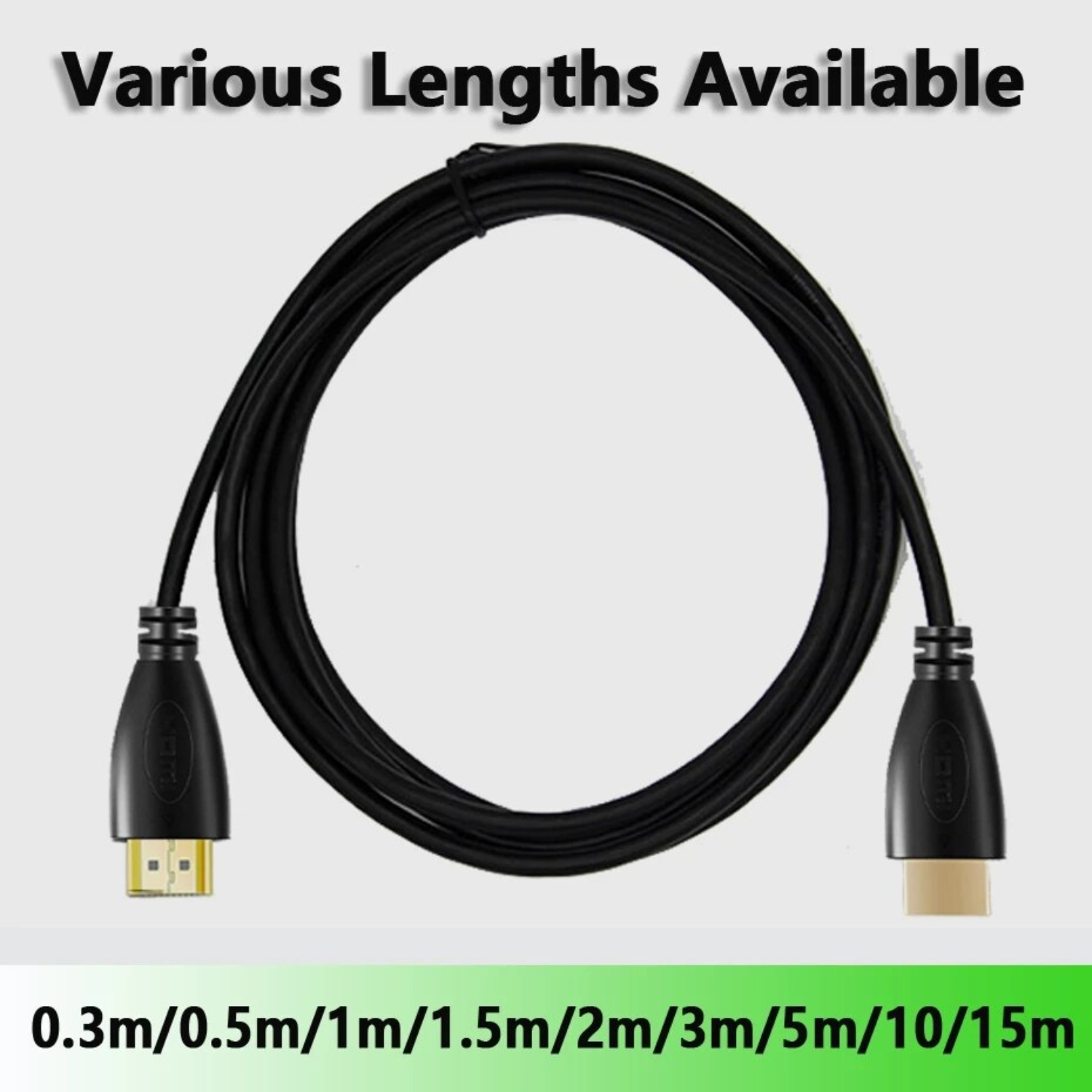 LNGHESM 1.5/3/5m Compatible Cable Video Cables Gold Plated 1.4 1080P 3D ...