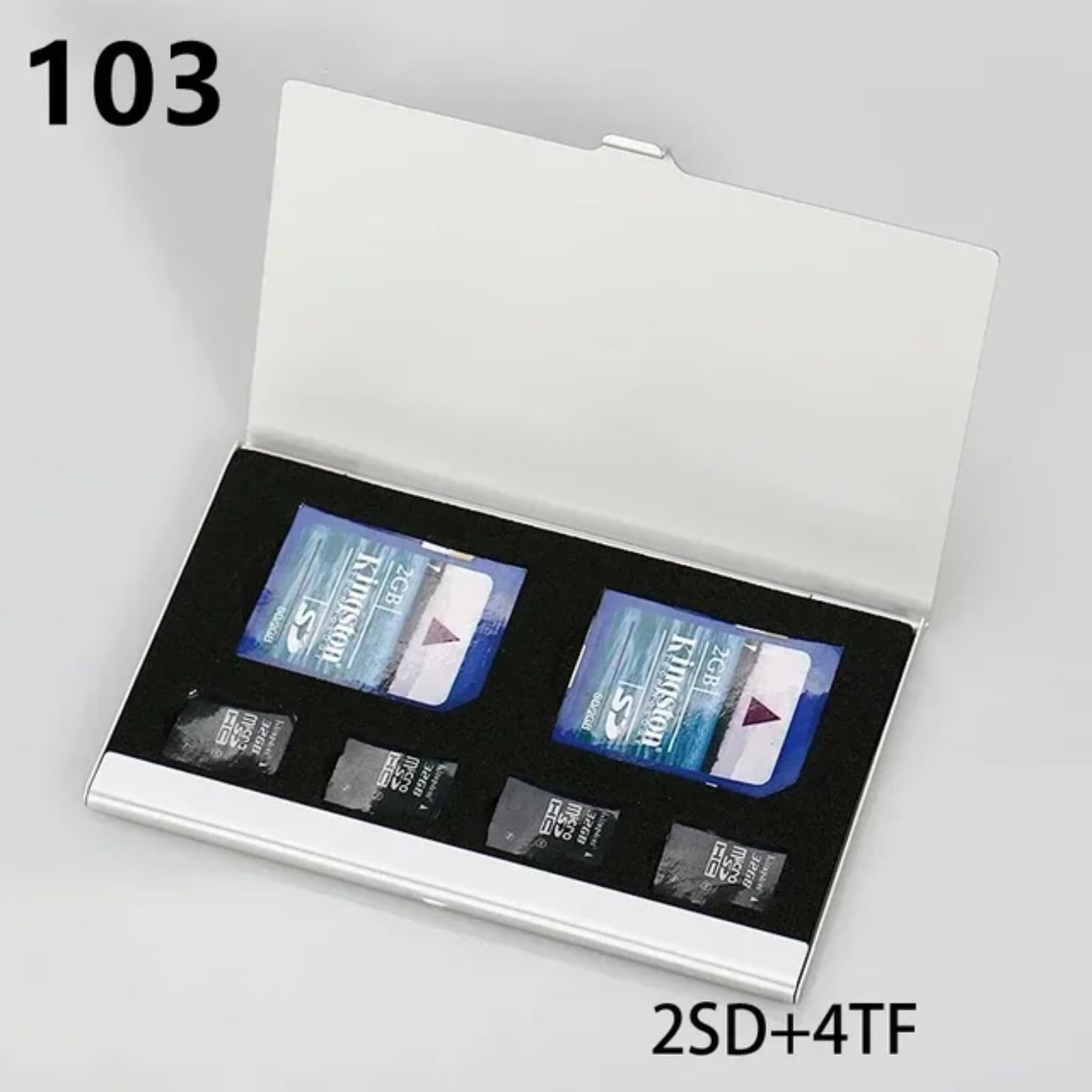 LNGHESM 12 Slots Waterproof SD Card Case Micro SD Card Holder Microsd ...