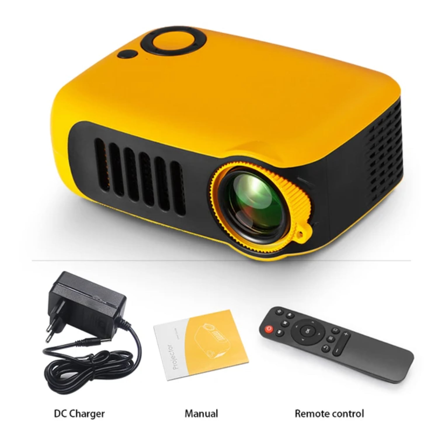 LNGHESM MINI Projector Portable 3D LED Video Projectors Cinema Theater ...