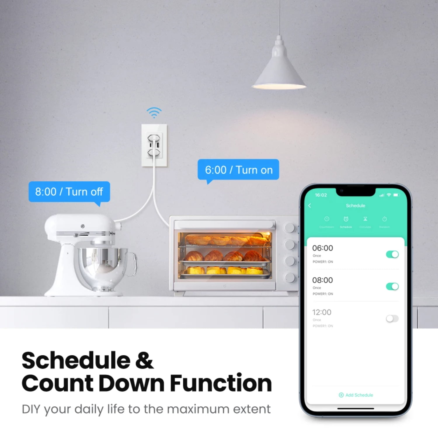 LNGHESM WiFi/ZigBee Brazil Smart Wall Socket With USB/Type C Ports ...